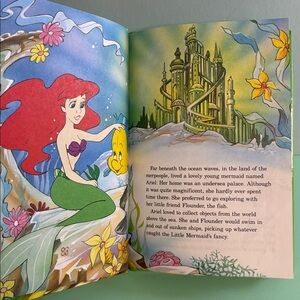 Disney | Other | Disneys The Little Mermaid Book Disney Movie Story ...